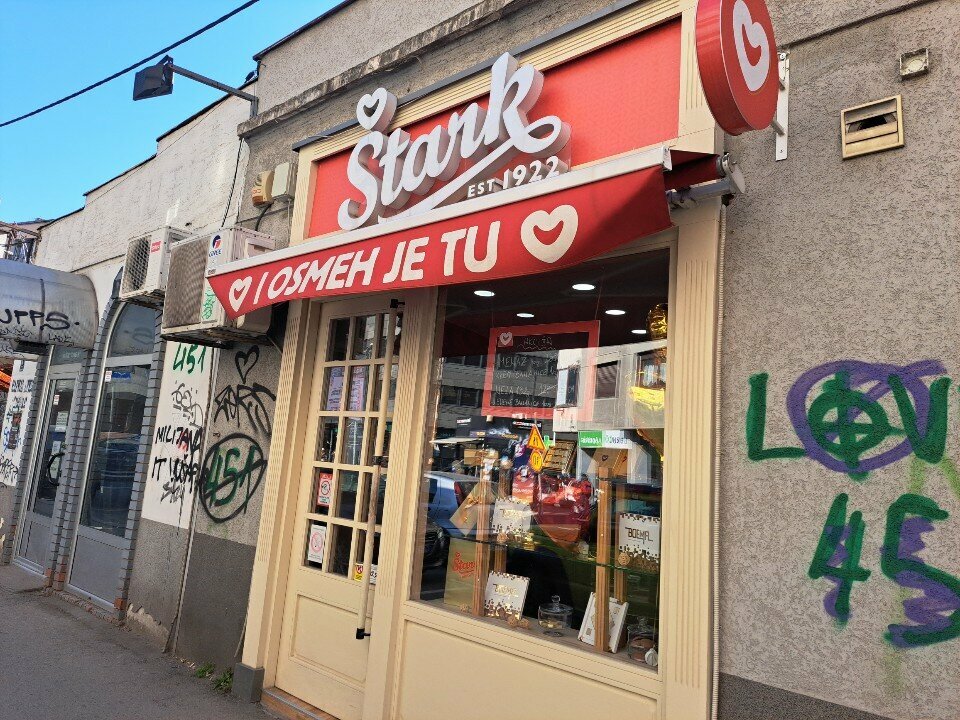 Pastacılık üretimi Štark, Belgrad, foto