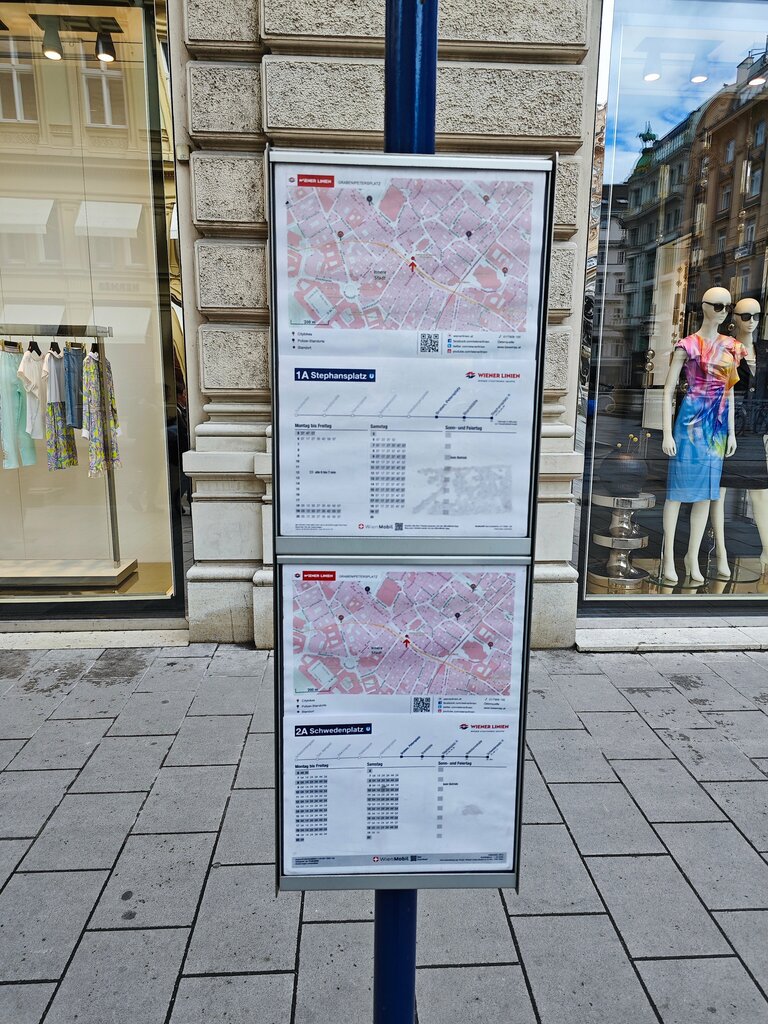 Toplu taşıma durağı Graben/Petersplatz, Viyana, foto
