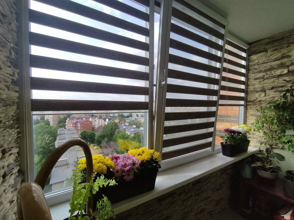 Jaluzi ve stor perde Teni, Riazan, foto