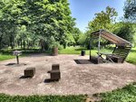 Place for picnic (Moscow, Kuskovsky Forest Park), mangal veya barbekü alanı  Moskova'dan