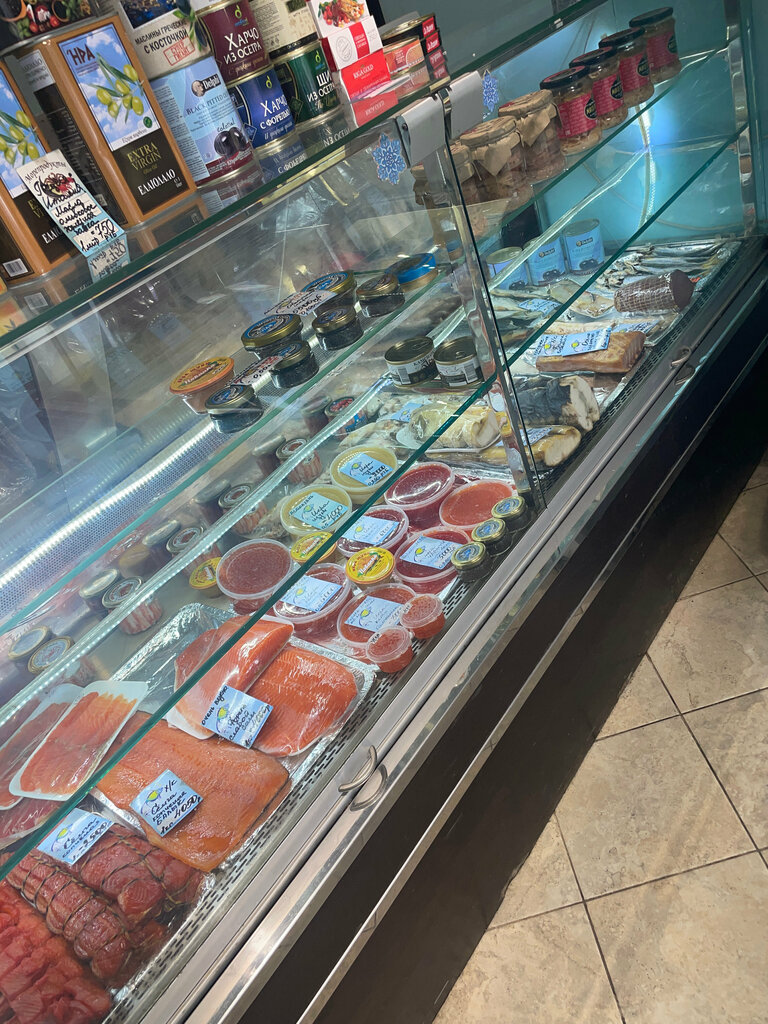 Balık ve deniz ürünleri Рыба икра, Moskova, foto