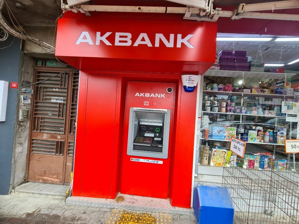 ATM'ler Akbank ATM, İstanbul, foto