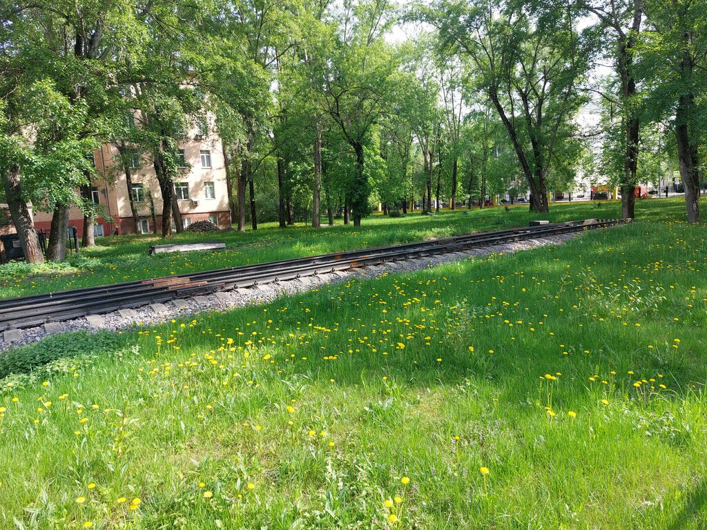 Teknoloji anıtı Стрелочный перевод марки 1/11 и шлагбаум переезда, Moskova, foto