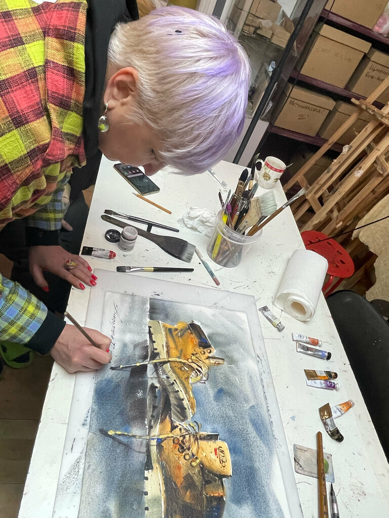 Sanat atölyeleri Anis Studio, Saint‑Petersburg, foto