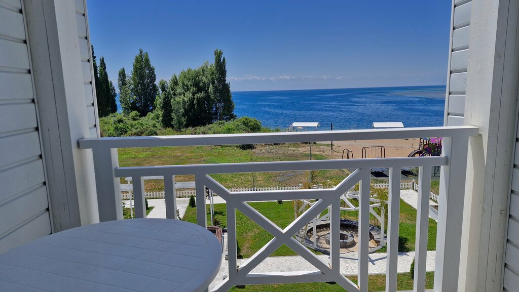 Plaj Пляж №2 базы отдыха Чайка, Issık Göl İli, foto