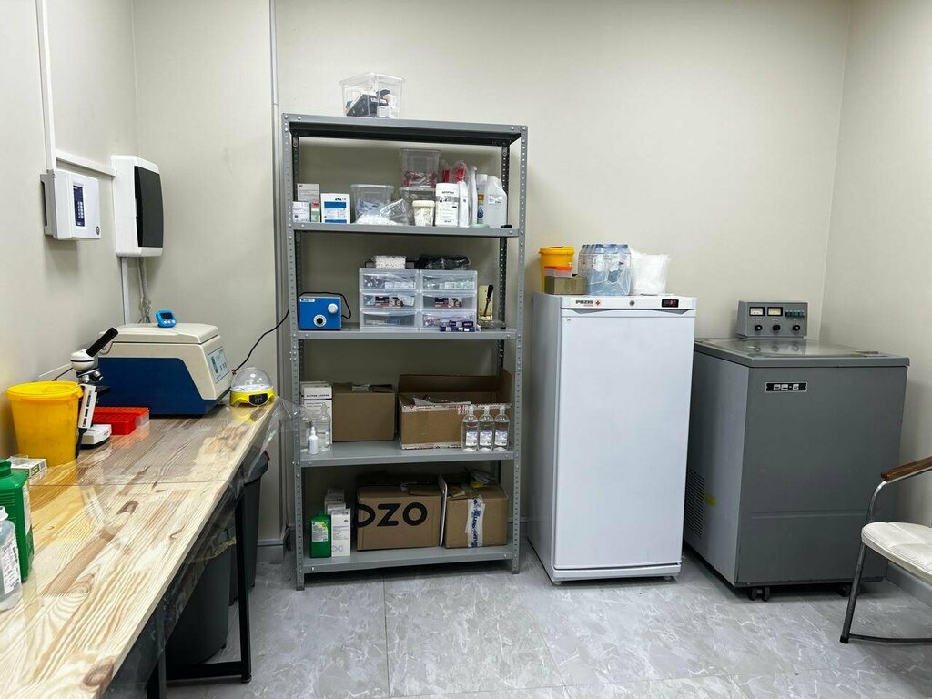 Veteriner laboratuvarı Blood Bank for Cats and Dogs Vetbank, Moskova, foto