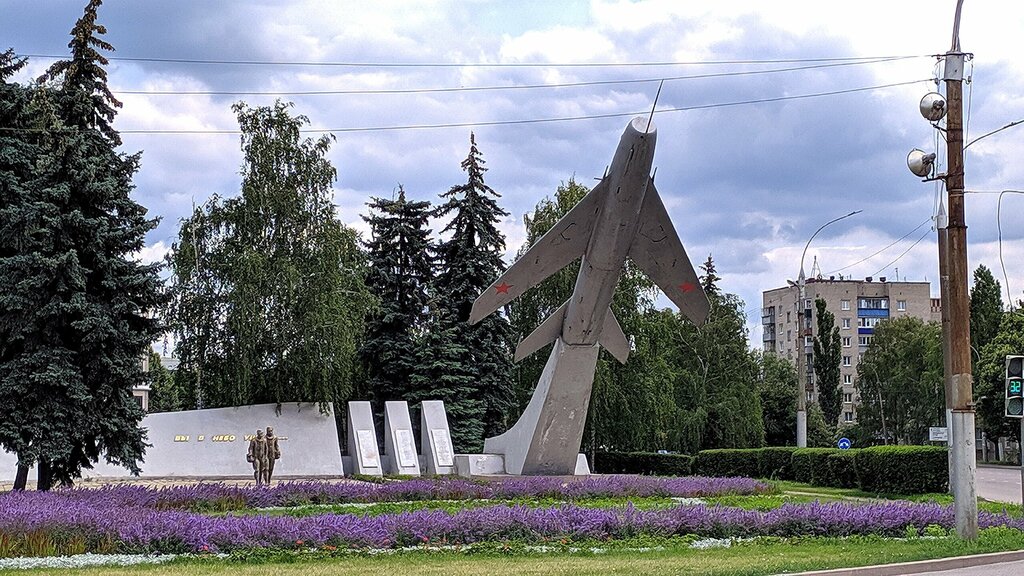 Teknoloji anıtı Самолёт МиГ-19, Lipetsk, foto