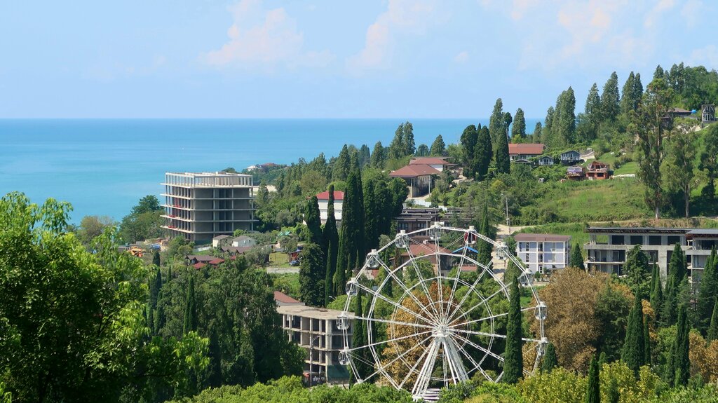 Seyir terası Observation deck, New Athos, foto