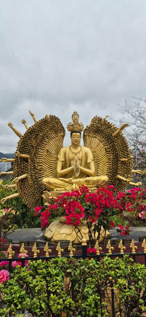 Pagoda Ten Thousand Buddhas Monastery, Hong Kong, foto