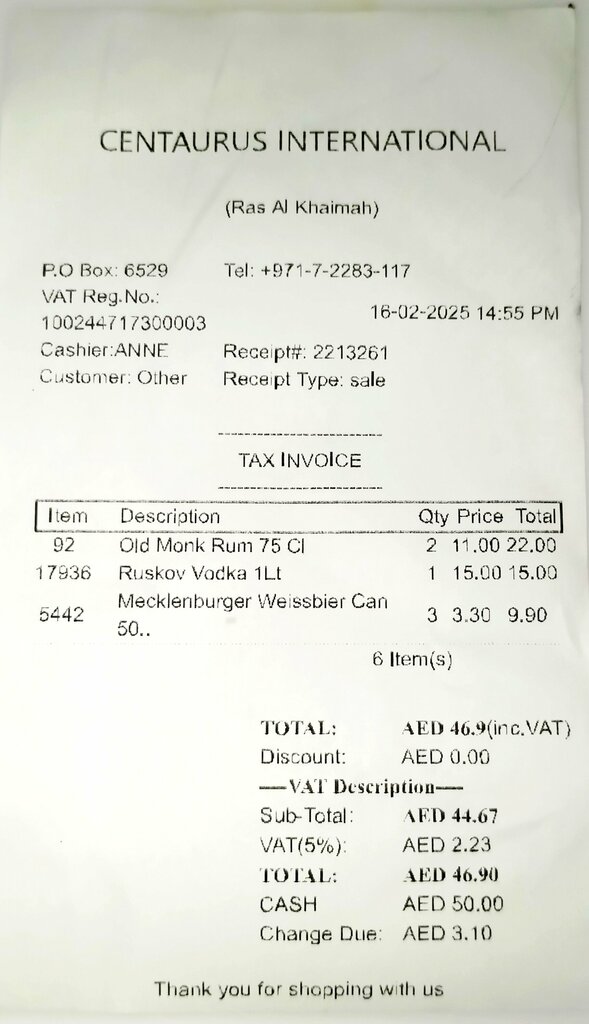 Alkollü içecekler Bin Majid Cellars, liquor shop, Resül‑Hayme, foto