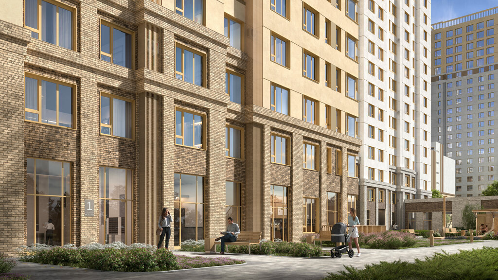 Konut blokları Чистые пруды, Tiumen, foto