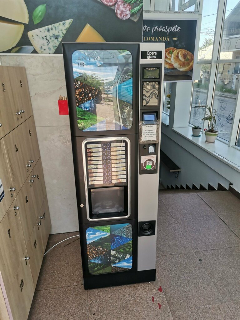 Kahve otomatı Necta, Kişinev, foto