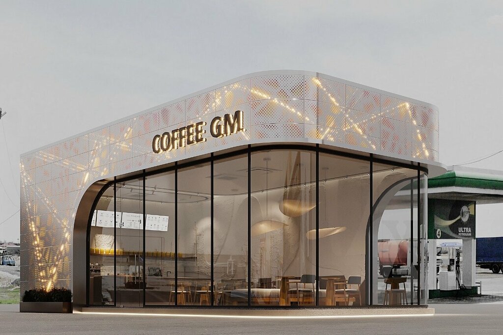 Kahve dükkanları Coffee gm, Dağıstan, foto