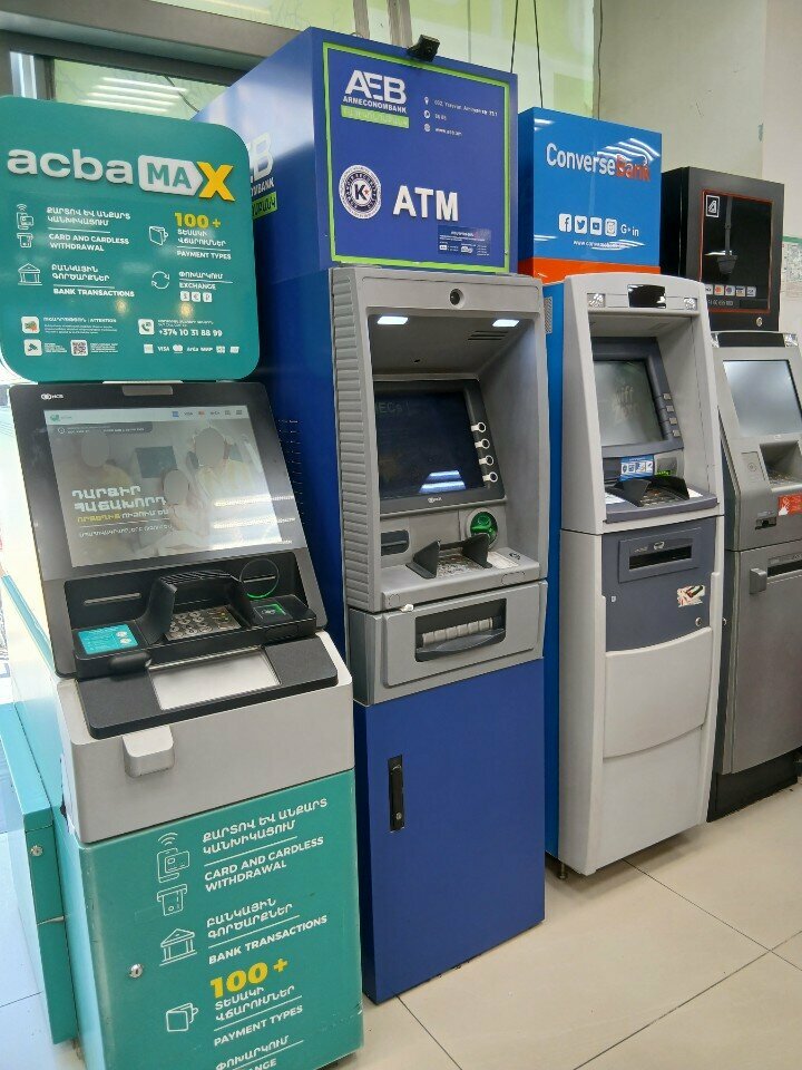 ATM'ler Armeconombank ATM, Erivan, foto