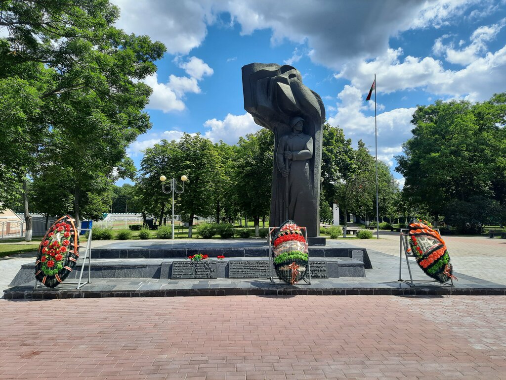Anıt, heykel Monument, memorial, Rogachev, foto