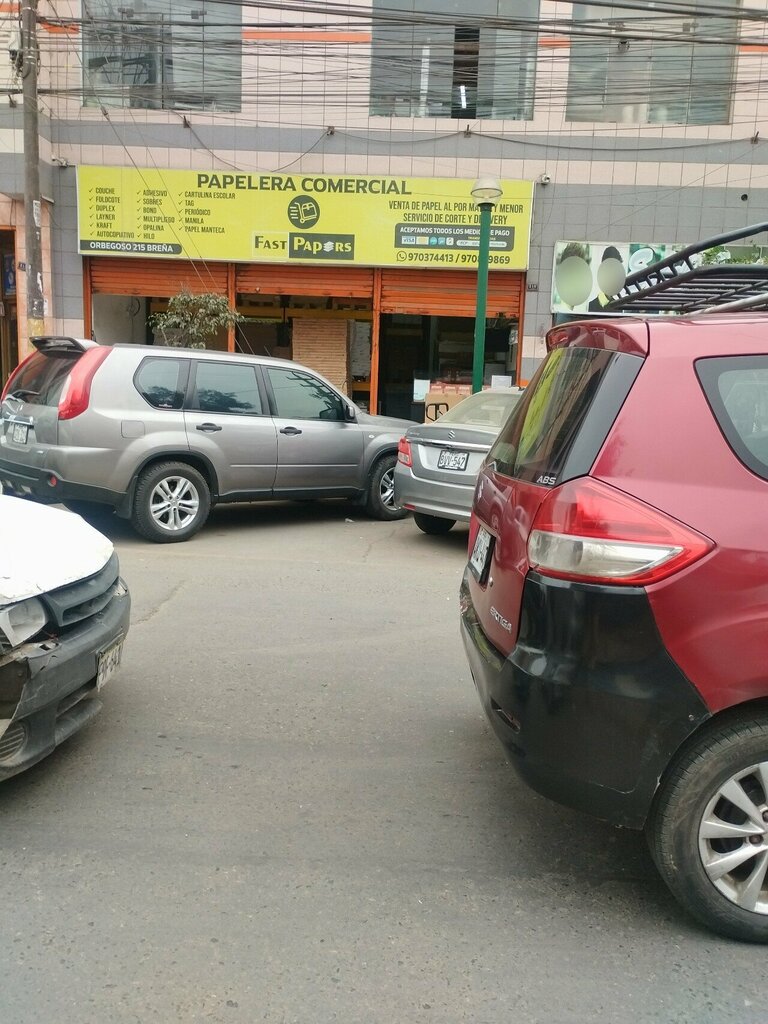 Deri hammadde Stationery Fast Papers sac, Lima, foto