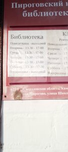 Library (Shkolnaya ulitsa No:20, selo Pirogovo), kütüphaneler  Sverdlovskaya oblastından