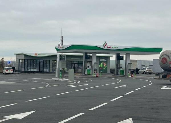 Benzin istasyonu Tatneft', Rostovskaya oblastı, foto
