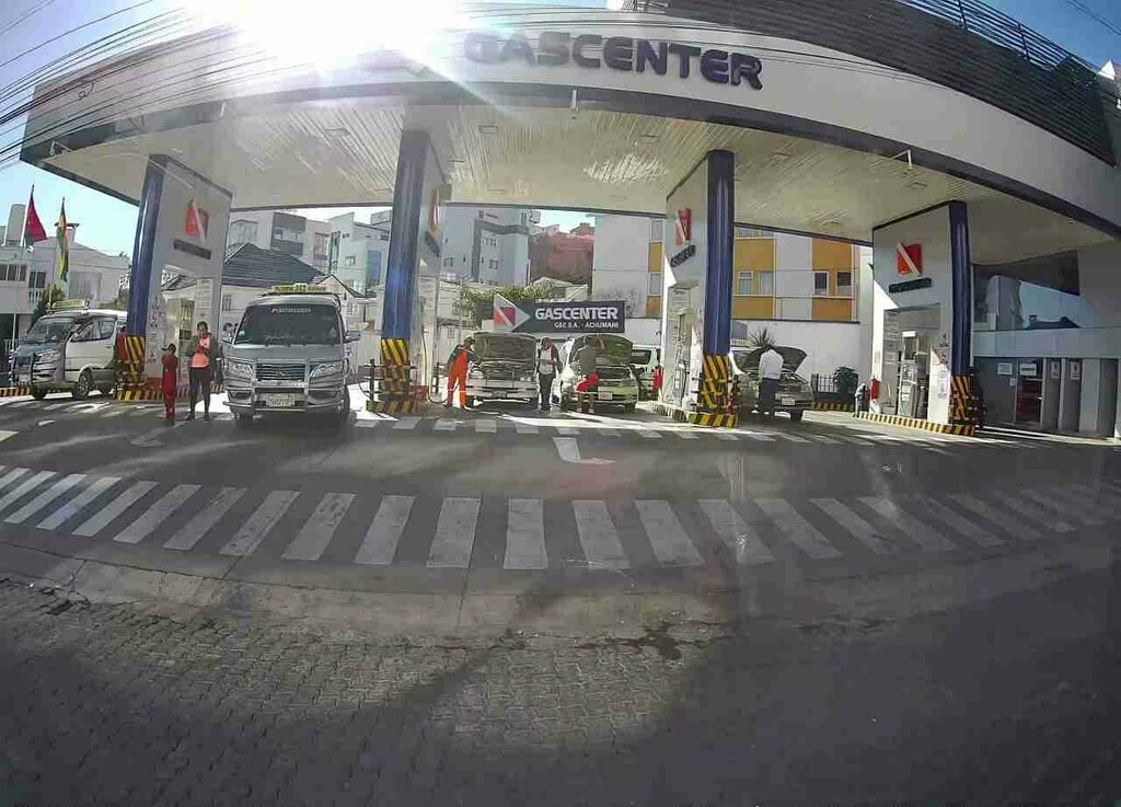 Benzin istasyonu Gascenter, La Paz, foto