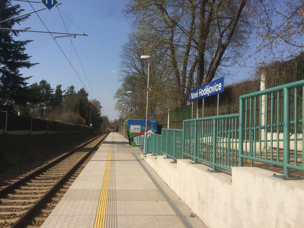 Tren istasyonu Nove Hodejovice, Ceske Budejovice, foto