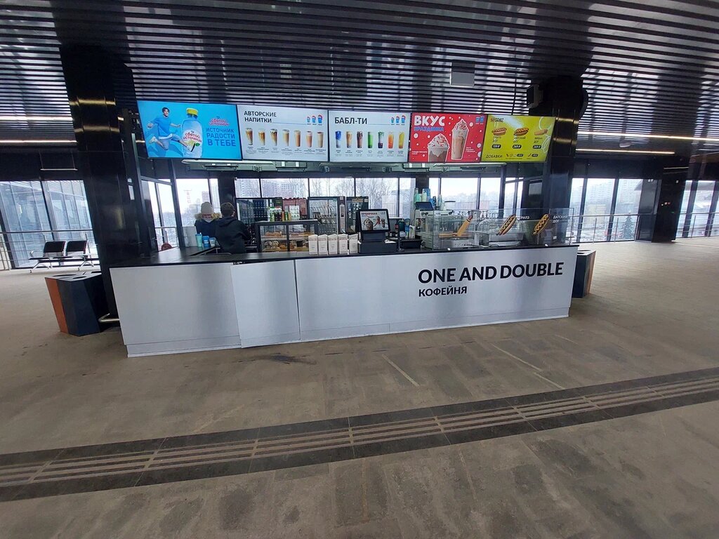 Kahve dükkanları One and Double, Zelenograd, foto