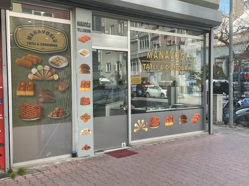Pasta, şekerleme ve tatlı Manavoğlu tatlı dondurma, Antalya, foto