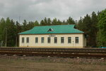 Railway station (Magiliowskaja voblasc, Asipovicki rajon, Vyazyevskiy selsovet, vioska Stancyja Asipovičy 3), tren garları  Mogiliovskaya oblastından