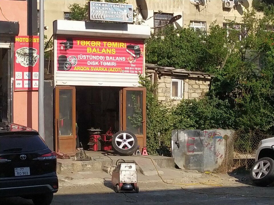 Oto lastik tamiri Təkər Təmiri, Bakü, foto