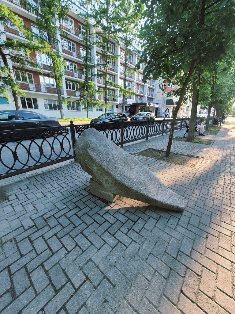 Park, sokak heykeli Морж, Tver, foto