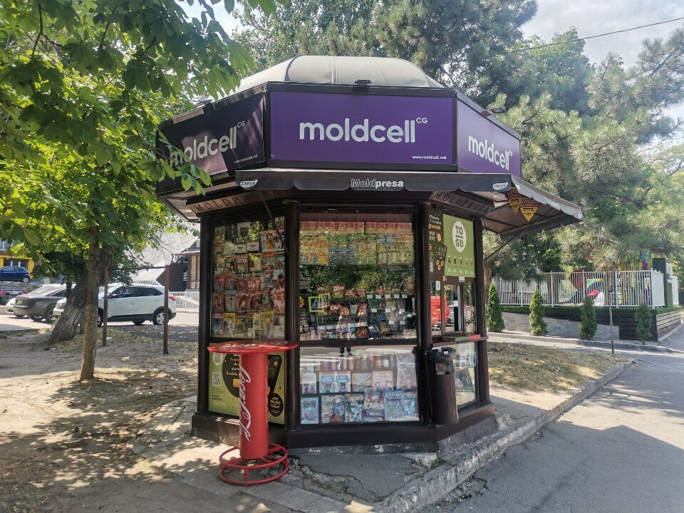 Gazete bayi Moldpresa, Kişinev, foto
