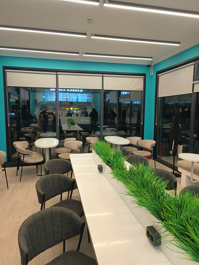 Kahve dükkanları Zebra Coffee, Aksu, foto