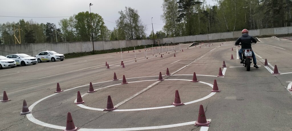 Ehliyet sınav alanı Площадка для вождения, Angarsk, foto