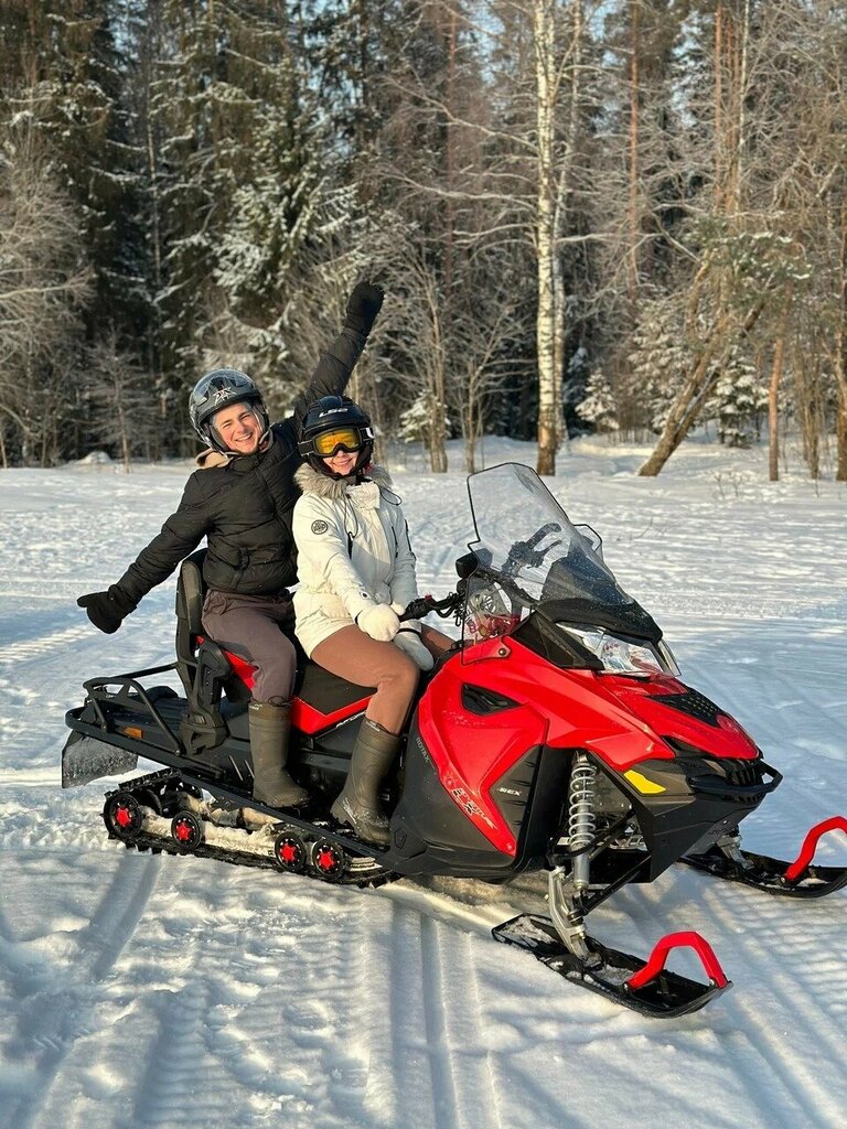 Kar motosikletleri На Снегоходе, Karelya, foto