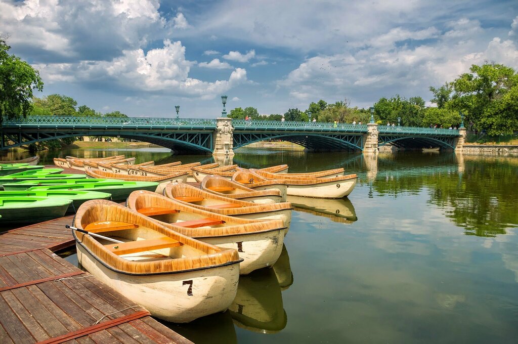 Kültür ve eğlence parkları Városliget, Budapeşte, foto
