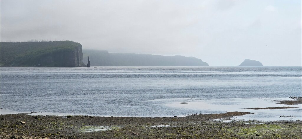 Dağ zirvesi Мыс Опасности, Habarovski krayı, foto