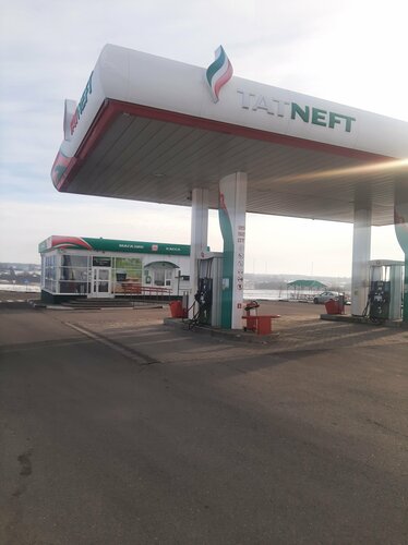 Benzin istasyonu Tatneft, Vitebskaya oblastı, foto