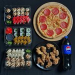 Sushi bar (Aıtqalı Sultanov kóshesi No:1А), suşi restoranı  Kulsarı'dan