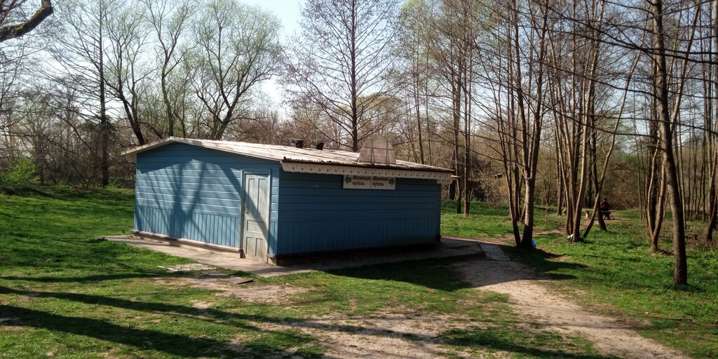 Şapel, haç anıtı Святой источник Пафнутия Боровского, купель, Kozelsk, foto