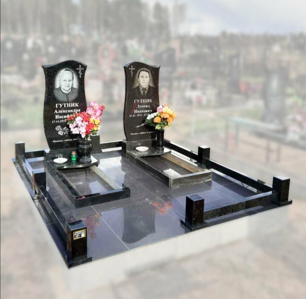 Heykel ve mezarlık taşı üreticileri Памятники, Pinsk, foto