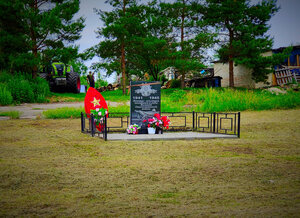 Павшим в Великой Отечественной войне (Ryazan Region, Skopinskiy Municipal District, Shelemishevskoye selskoye poseleniye, Zheltukhino Village, Shkolnaya Street), anıt, heykel  Riazanskaya oblastından