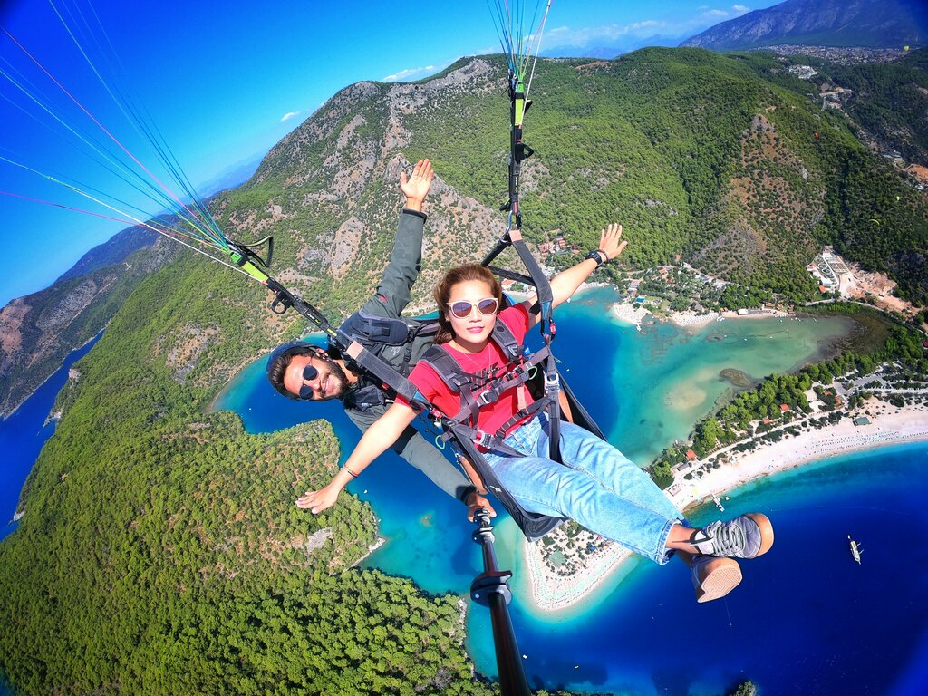 Atraksiyon Fethiye Yamaç Paraşütü - Fethiye Tekne Turu - Fethiye Turları - Gravion Turizm, Fethiye, foto