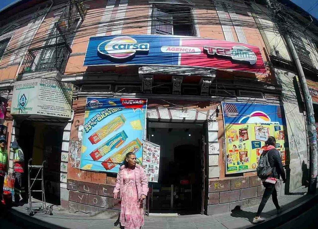 Market Tecalim, La Paz, foto