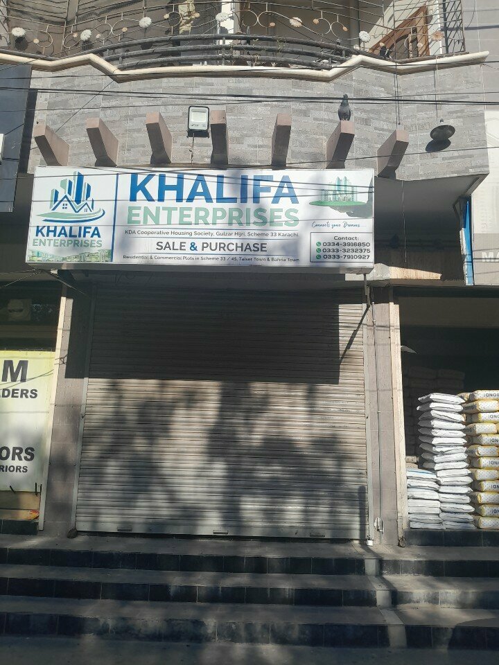 Emlak ofisi Khalifa enterprises, Karaçi, foto