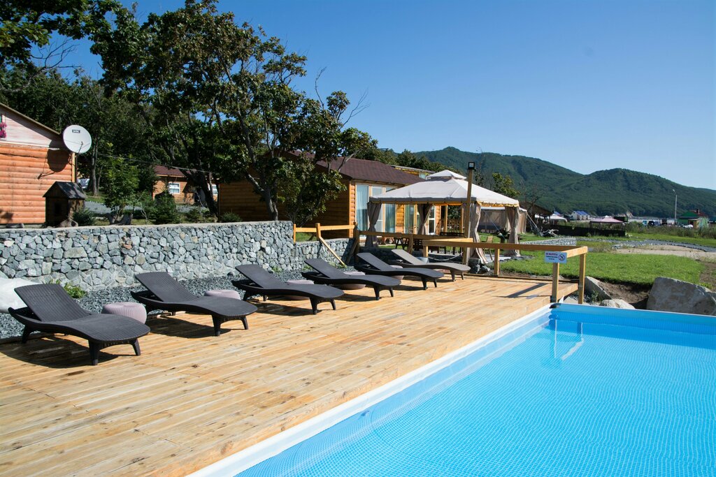 Resort oteller, tesisler Серебряный берег, база отдыха, Primoriye, foto