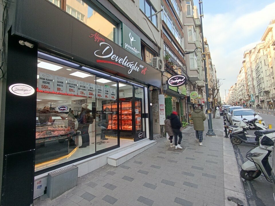 Kasap, şarküteri Develioğlu Et, İstanbul, foto
