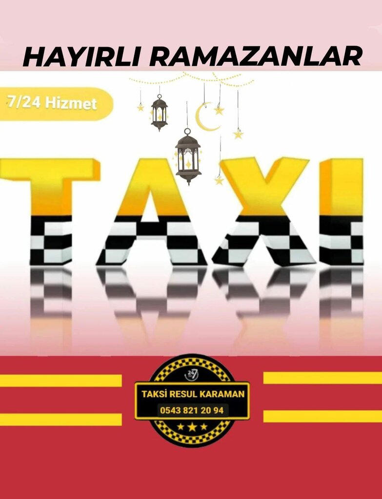 Taksi Taksi Resul Karaman 7/24 kesintisiz hizmet, Karaman, foto
