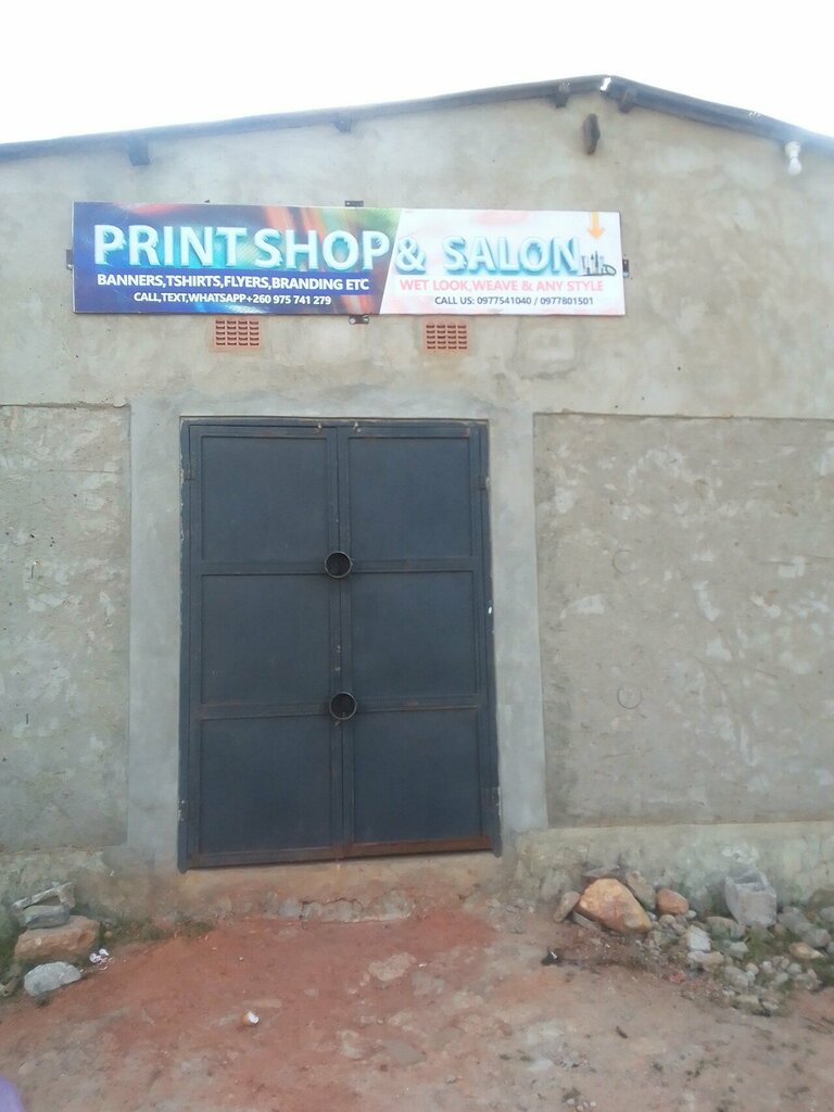 Matbaalar Print Shop And Salon, Lusaka, foto