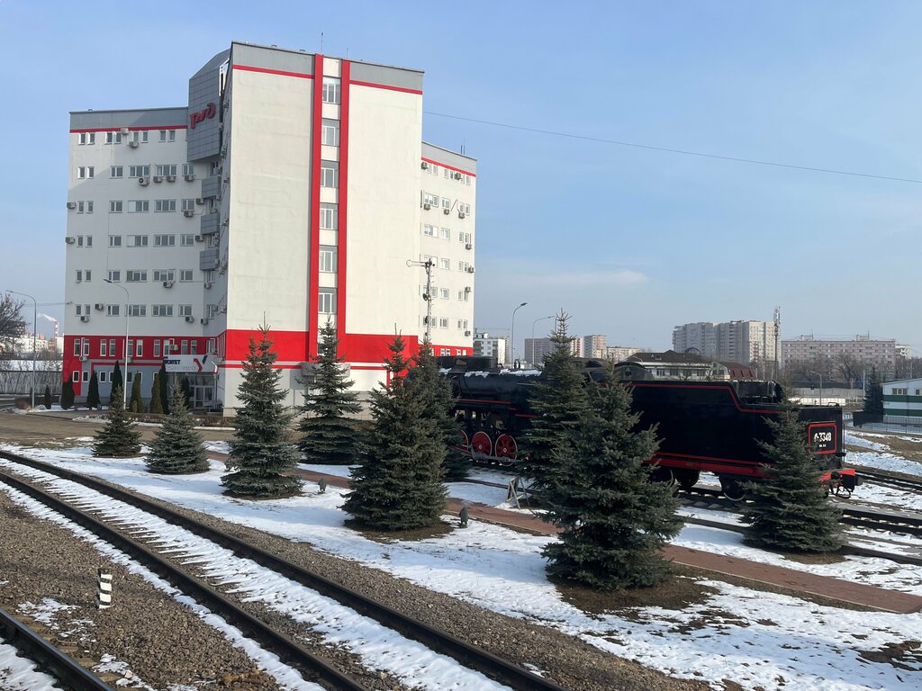 Teknoloji anıtı Паровоз-памятник 175 лет РЖД, Şçerbinka, foto