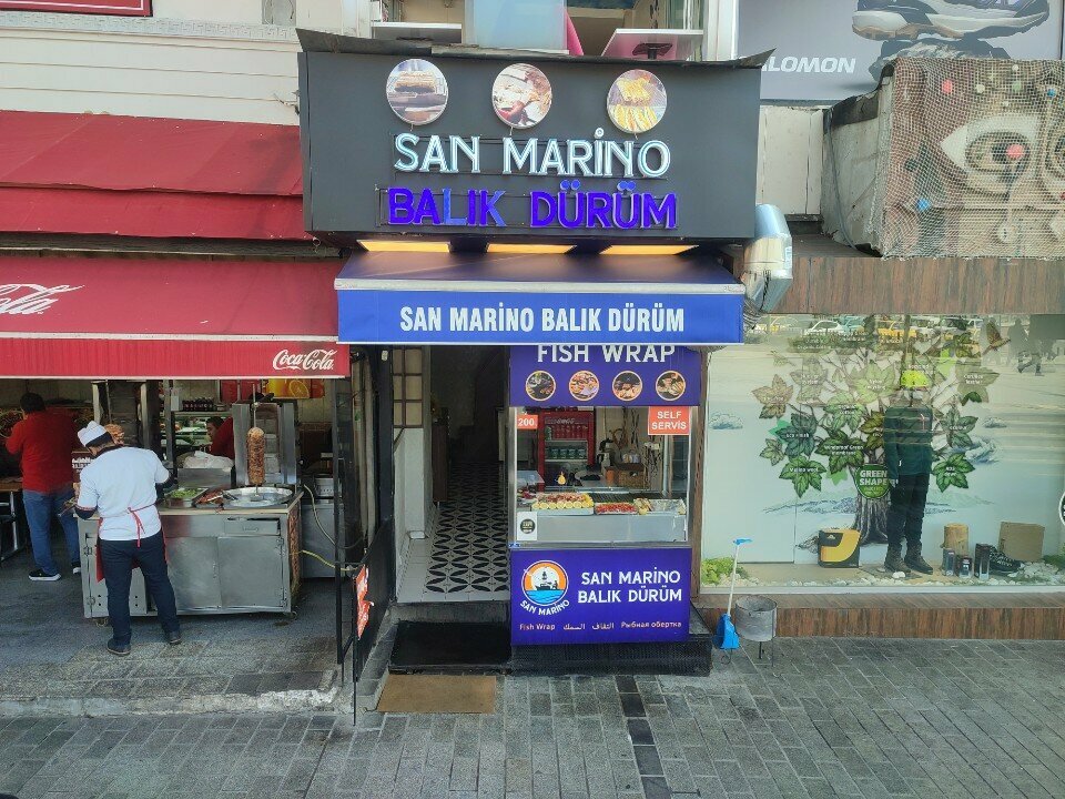 Fast food San Marino Balık Dürüm, İstanbul, foto
