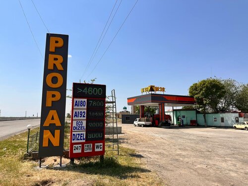 Benzin istasyonu M39, Siriderya eyaleti, foto